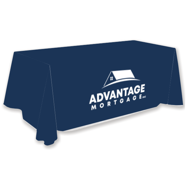6′ Economy Table Throw (Made to Order) – Advantage Mortgage Store